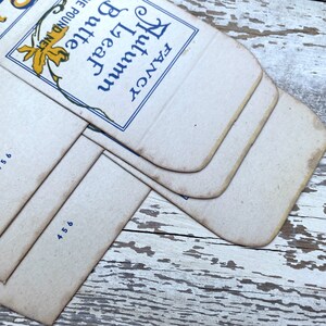 1930s Vintage Butter Box Blue Yellow Maple Leaf Leaves One Pound ...