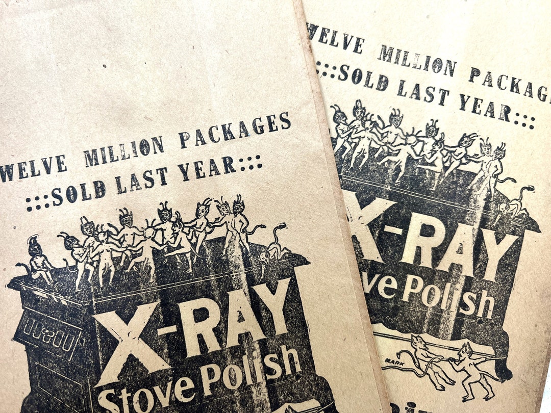 3 Late 1800s Devil Paper Bags Imps Fairies Fire X-ray Stove - Etsy