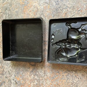 Knight on Horse Box Vintage 1950s Dresser Cufflink Box Renaissance ...