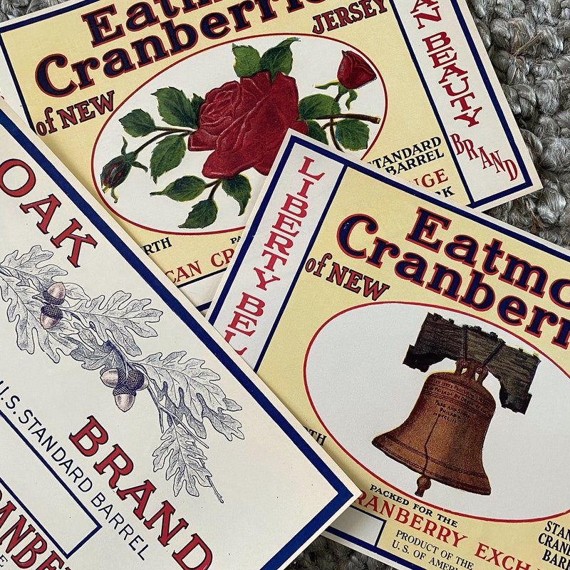 Vintage Cranberry Label - Etsy
