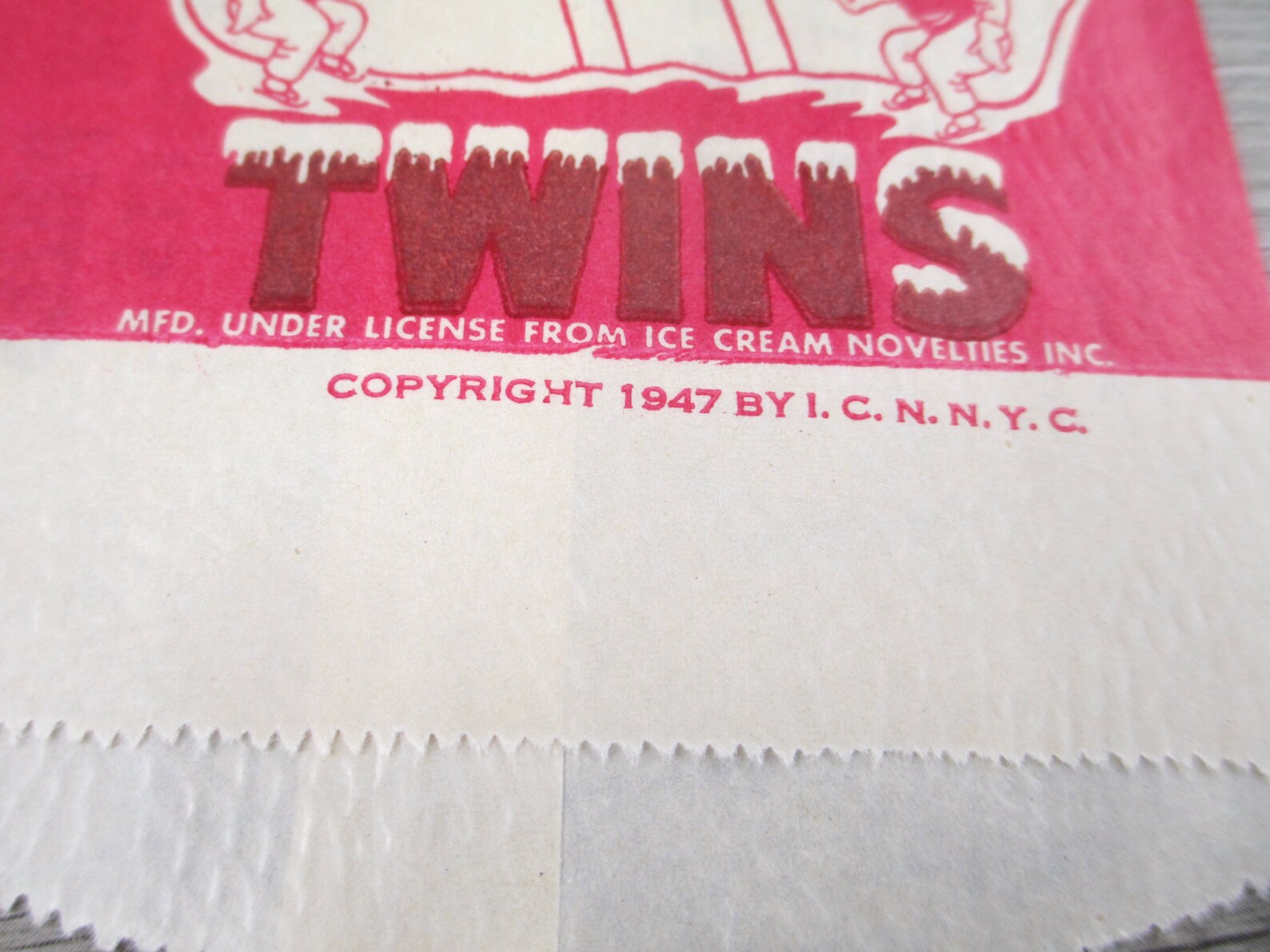 2 Vintage 1940s Fudgi Frost Twins Ice Cream Wrappers Retro Bag - Etsy