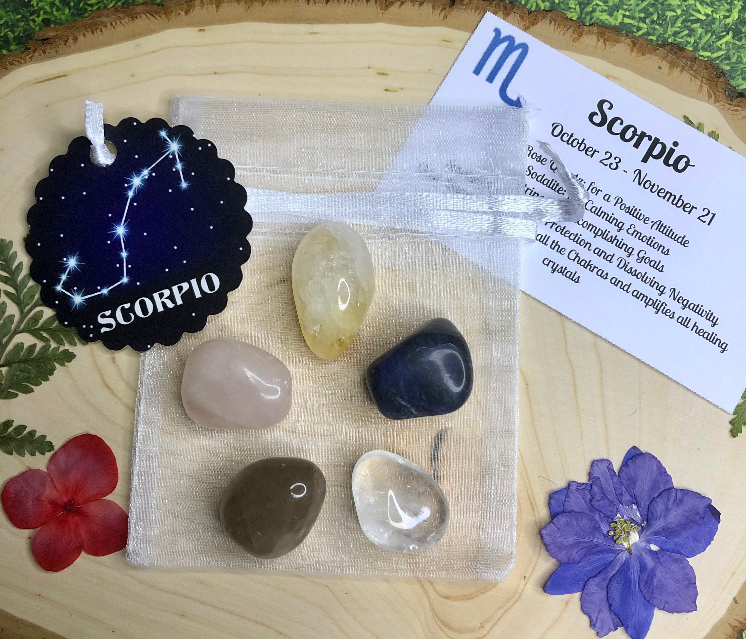 Scorpio Crystals Set NEW crystals for Scorpio stones for | Etsy