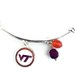 Virginia Tech Bracelet Virginia Tech Jewelry Virginia Tech - Etsy