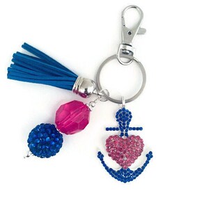 Anchor Key Chain Nautical Key Chain Beach House Gift Beach Key Chain ...