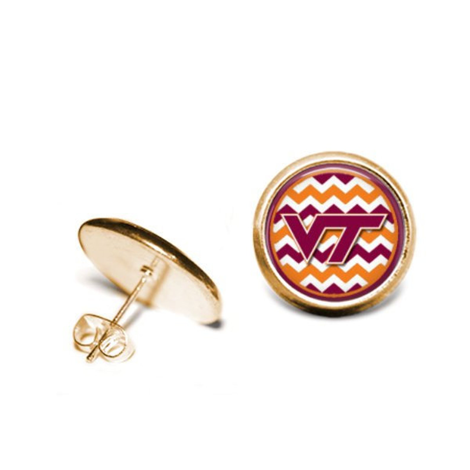 Virginia Tech Earrings Virginia Tech Jewelry Virginia Tech - Etsy