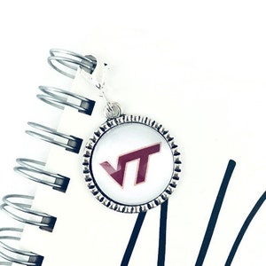 Virginia Tech Planner Charm Virginia Tech Calendar Charm Hokies Planner ...