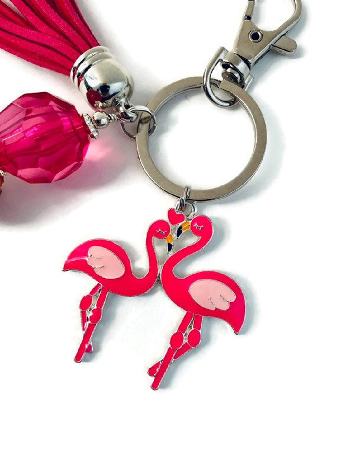 Flamingo Key Chain Flamingo Lover Key Chain Flamingo Gift | Etsy