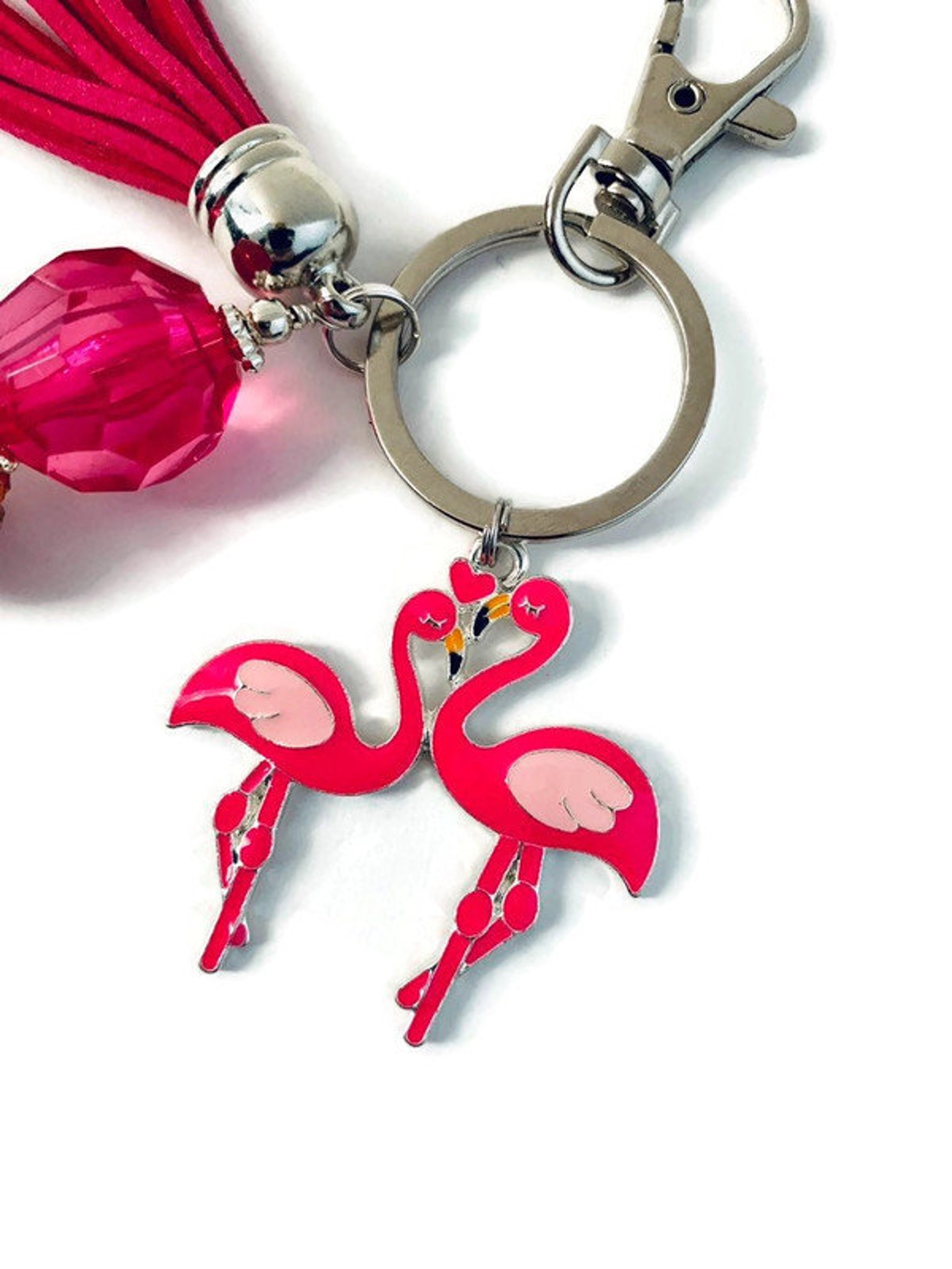 Flamingo Key Chain Flamingo Lover Key Chain Flamingo Gift - Etsy