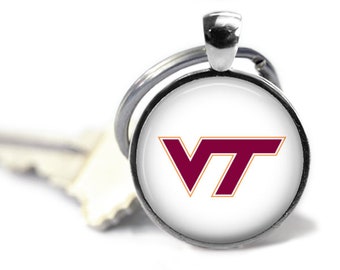 Virginia Tech Key Chain - Etsy