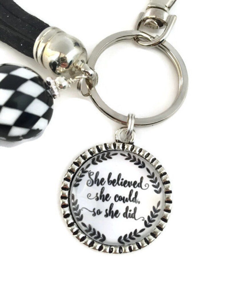 Inspirational Key Chains She Believed She Could Key Chain - Etsy.de