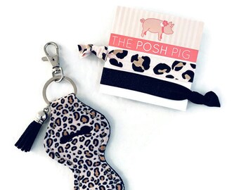 Leopard Key Chain - Etsy
