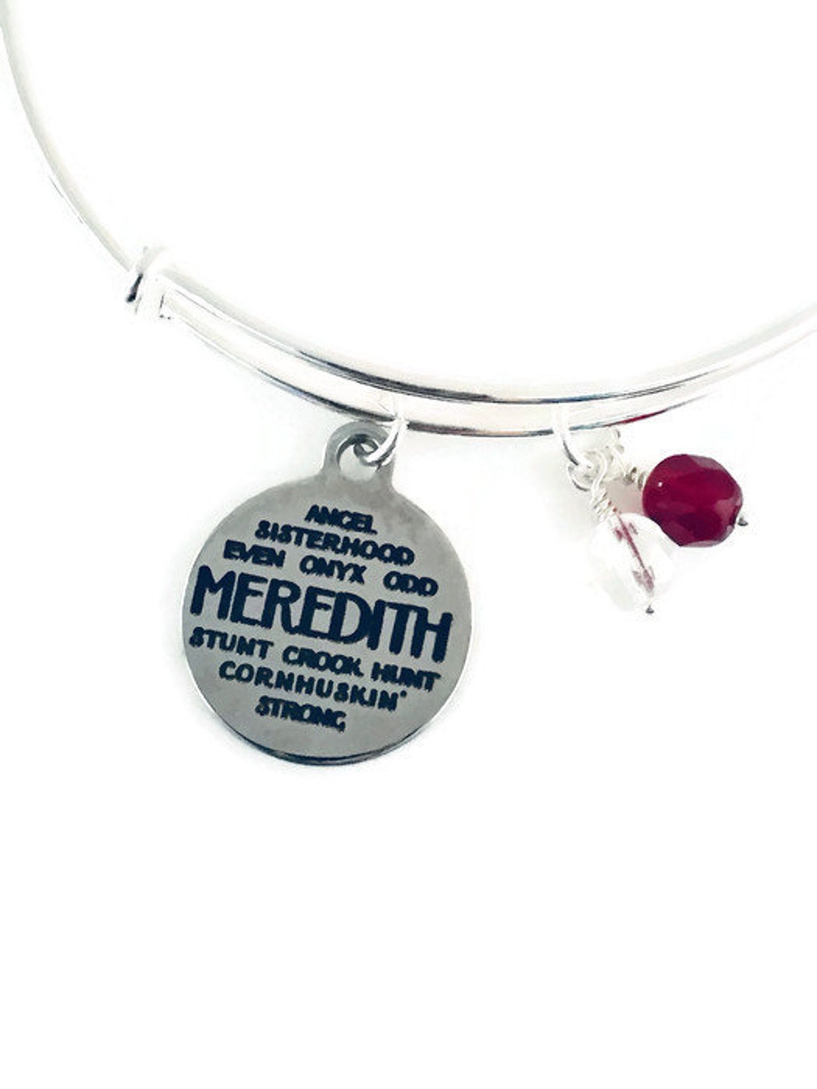 Meredith College Bracelet Meredith College Bangle Meredith College ...