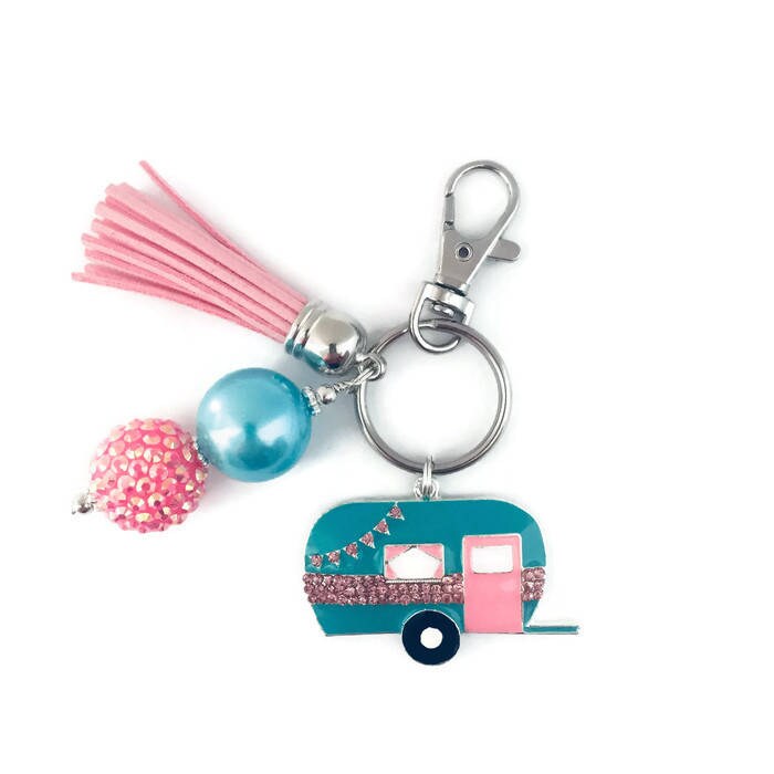 Camper Key Chain Retro Camper Key Chain Camper Camping Key | Etsy