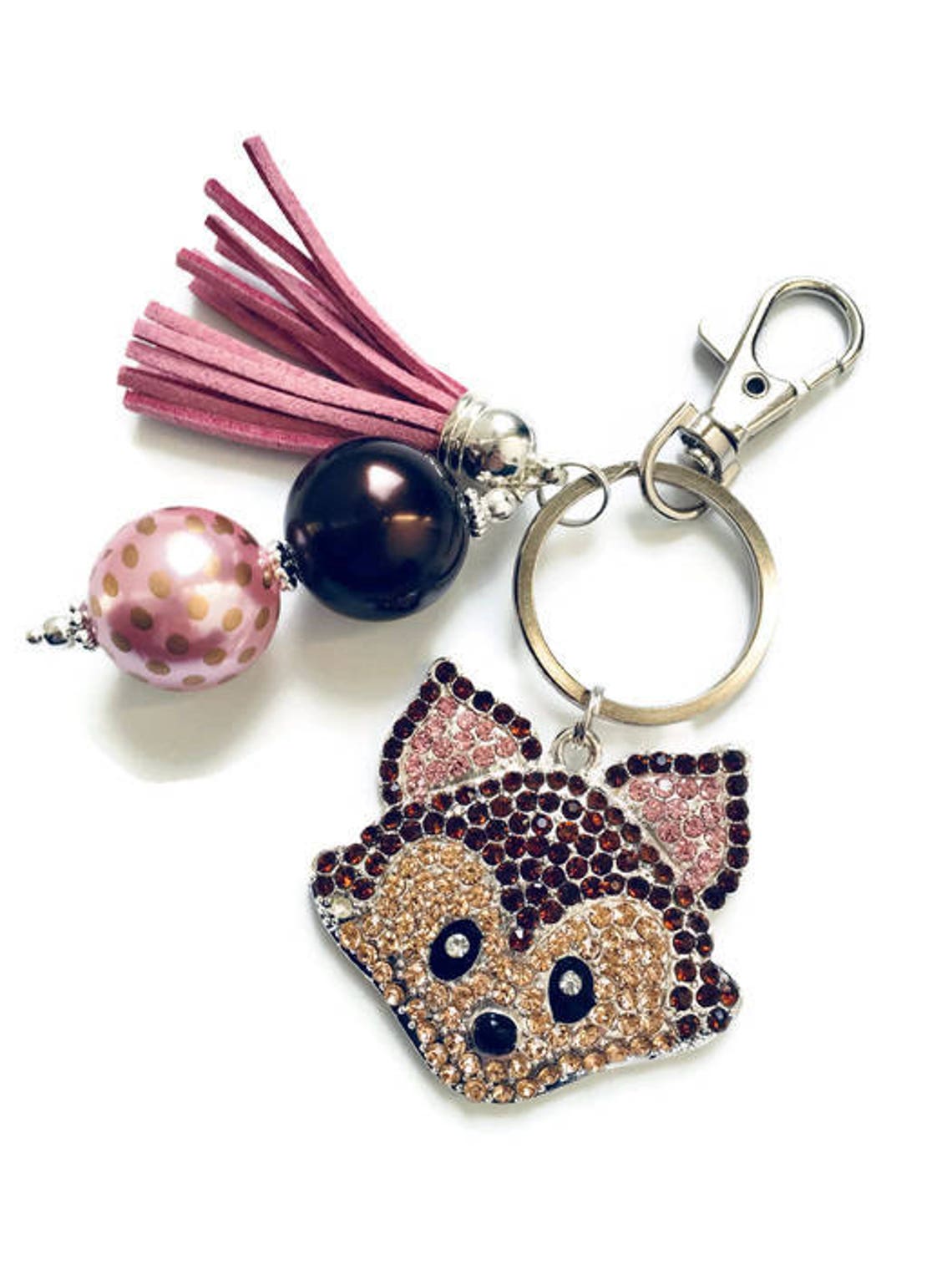 Fox Key Chain Fox Lover Key Chain Animal Lover Key Chain - Etsy