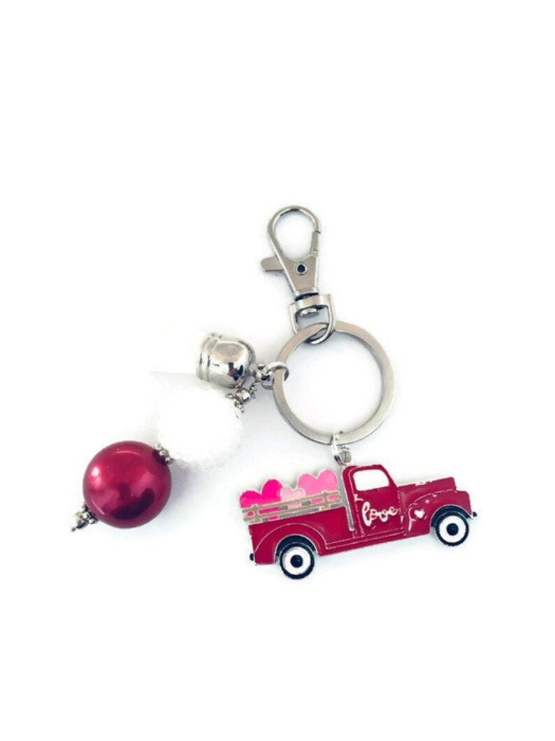Red Truck Key Chain Vintage Truck Key Chain Retro Truck Key - Etsy