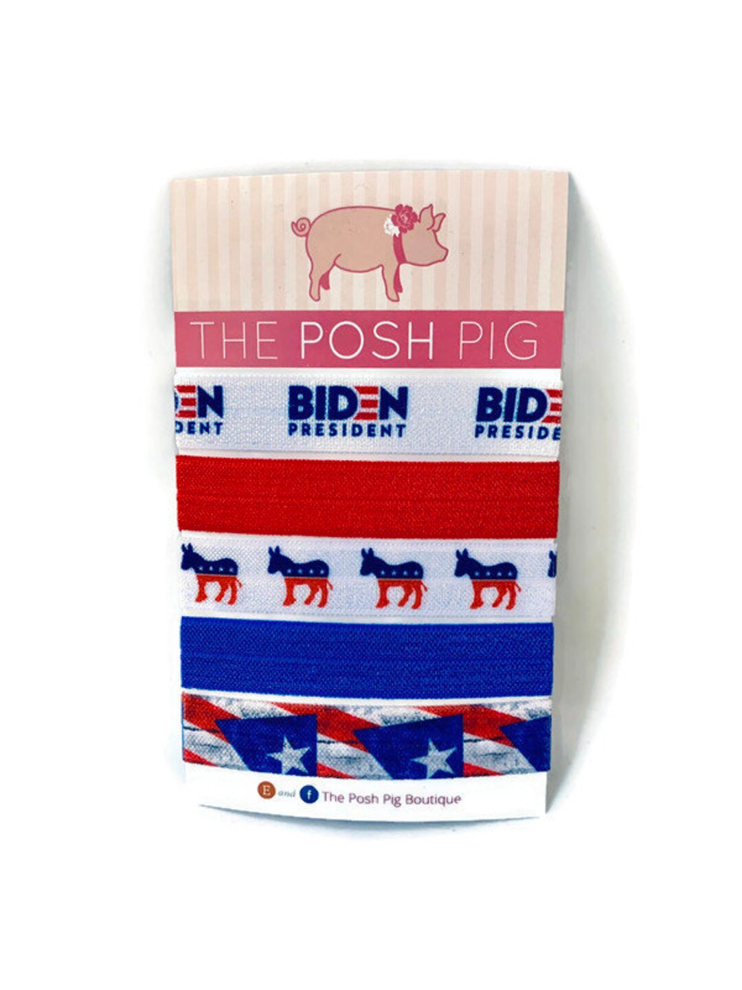 Joe Biden Hair Ties Democrat Hair Ties Political Hair Ties - Etsy