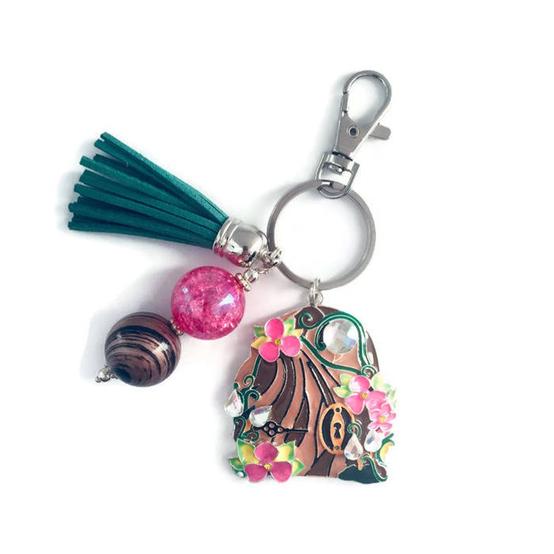 Fairy Door Key Chain Fairy Key Chain Fantasy Key Chain Forest Door Key ...