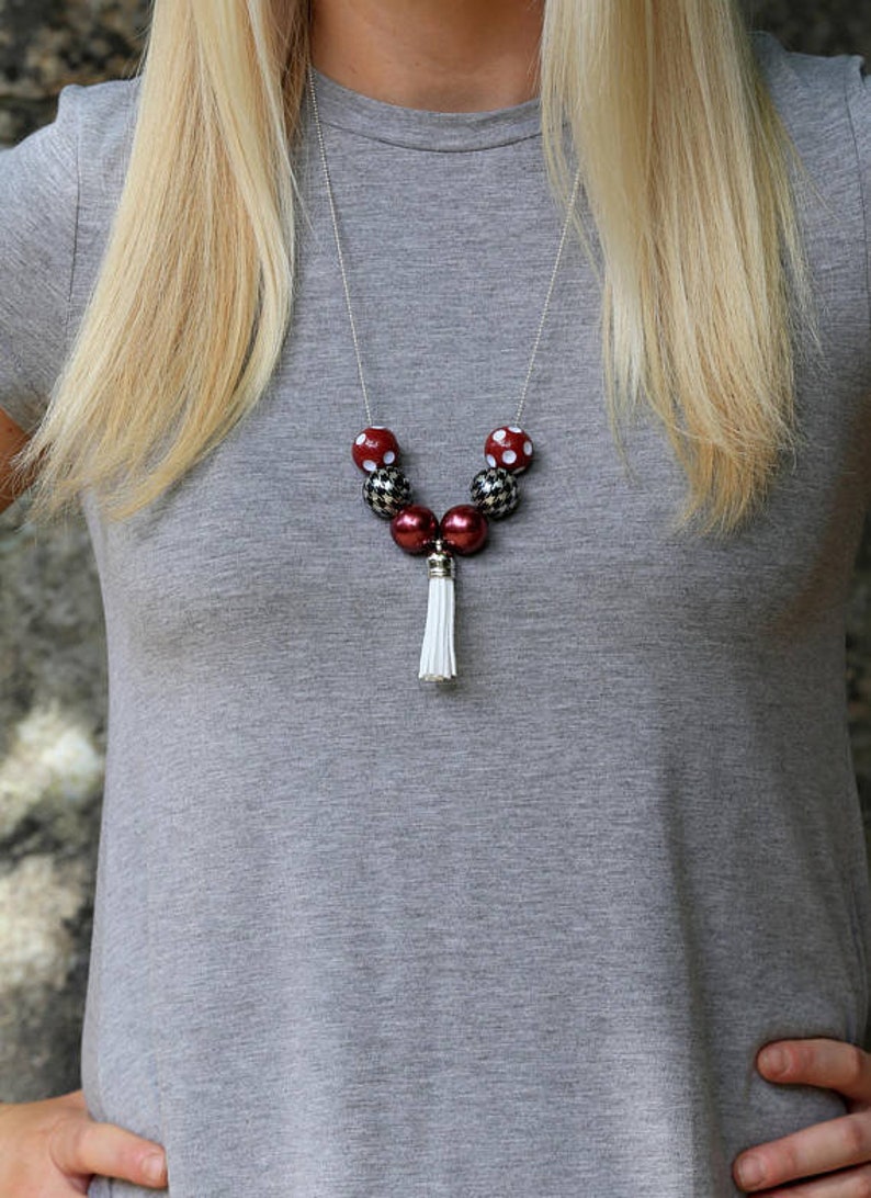 University of Alabama Key Chain Roll Tide Bama Houndstooth | Etsy