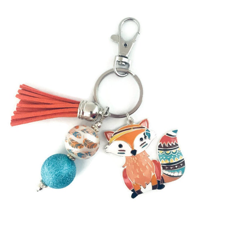 Fox Key Chain Woodland Creature Key Chain Fox Lover Gift | Etsy