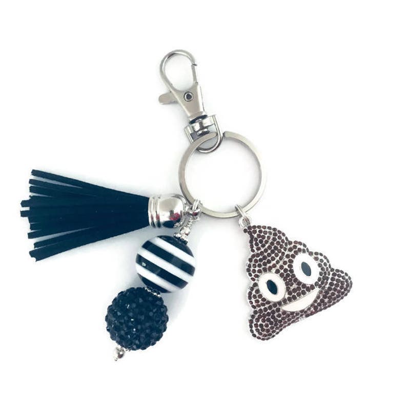 Poop Emoji Key Chain Poop Key Chain Emoji Key Chain Fun | Etsy