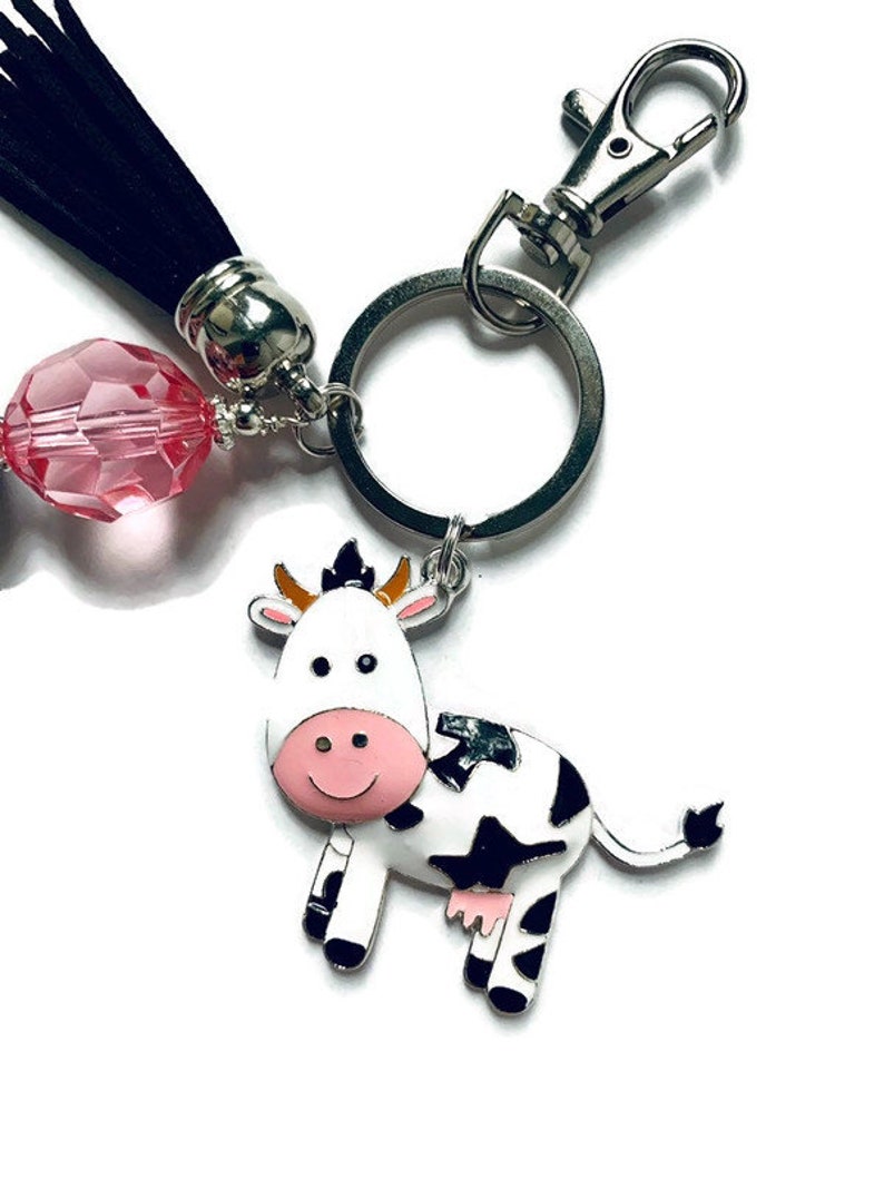 Cow Key Chain Cow Key Ring Cow Gifts Farm Gifts Dairy Farm - Etsy.de