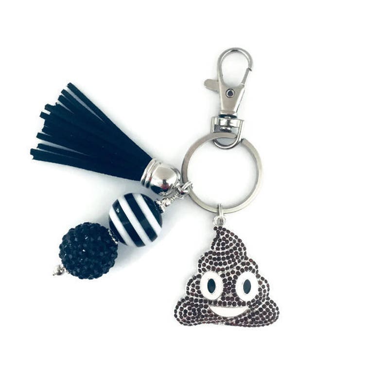 Poop Emoji Key Chain Poop Key Chain Emoji Key Chain Fun | Etsy