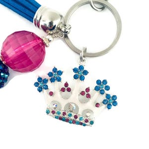 Crown Key Chain Princess Key Chain Zeta Tau Alpha Key Chain | Etsy