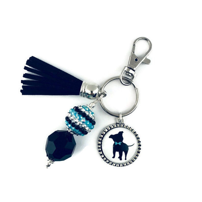 Pit Bull Key Chain Boy Pit Bull Pittie Key Chain Pet Key - Etsy