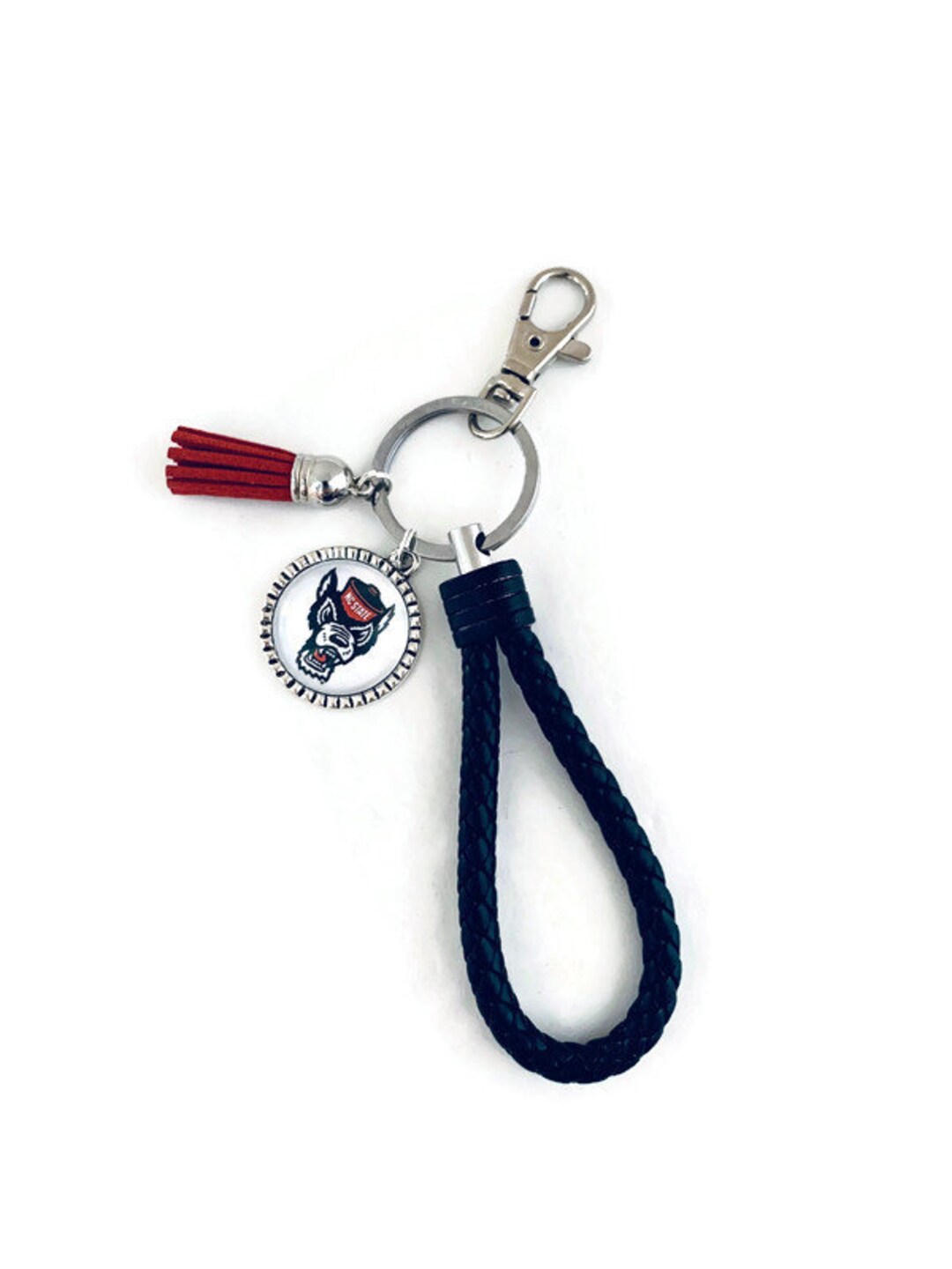 North Carolina State University Key Chain NCSU Wristlet NCSU Key Chain ...