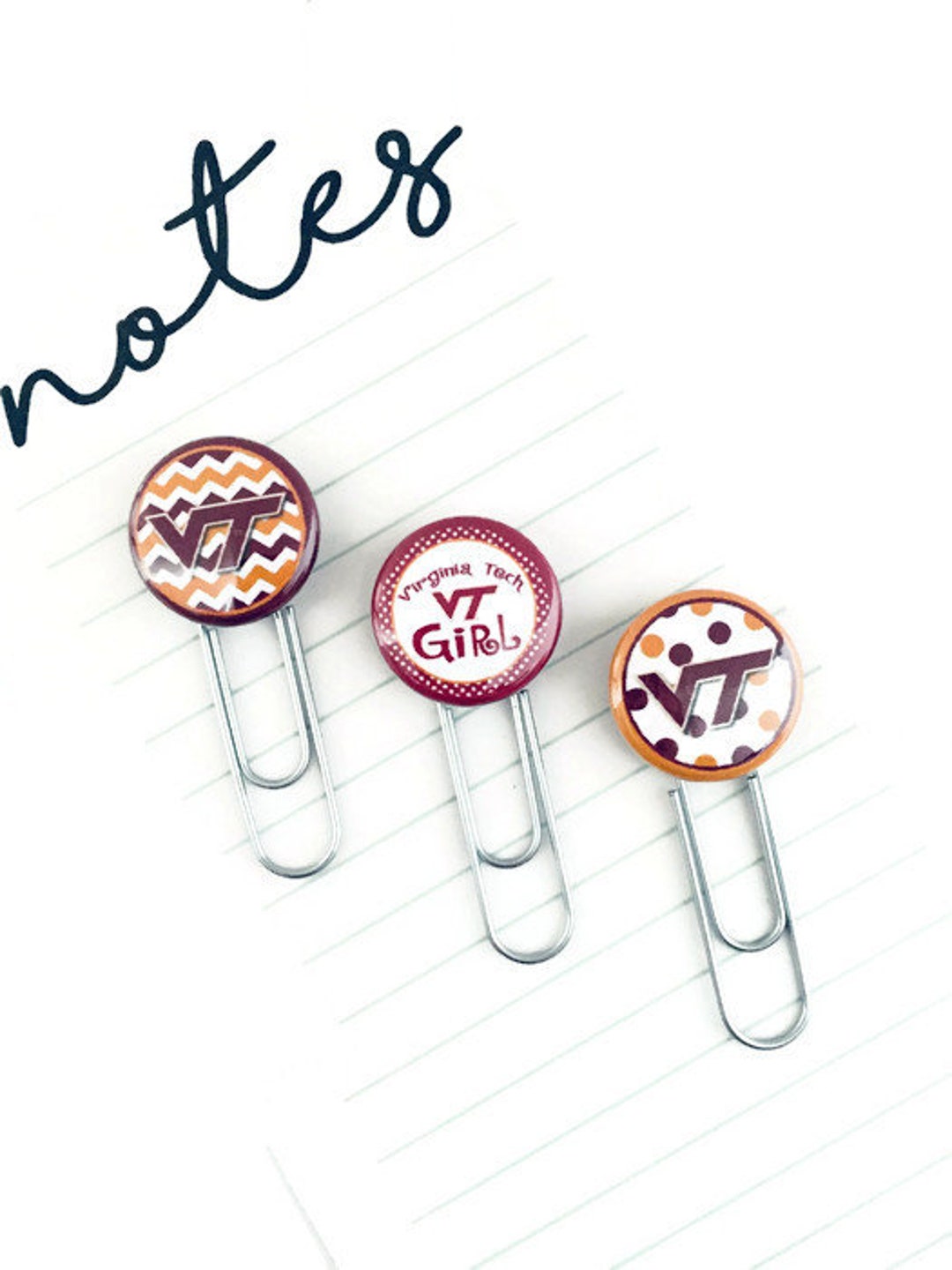 Virginia Tech Planner Clips Virginia Tech Bookmark Scripture Marker ...