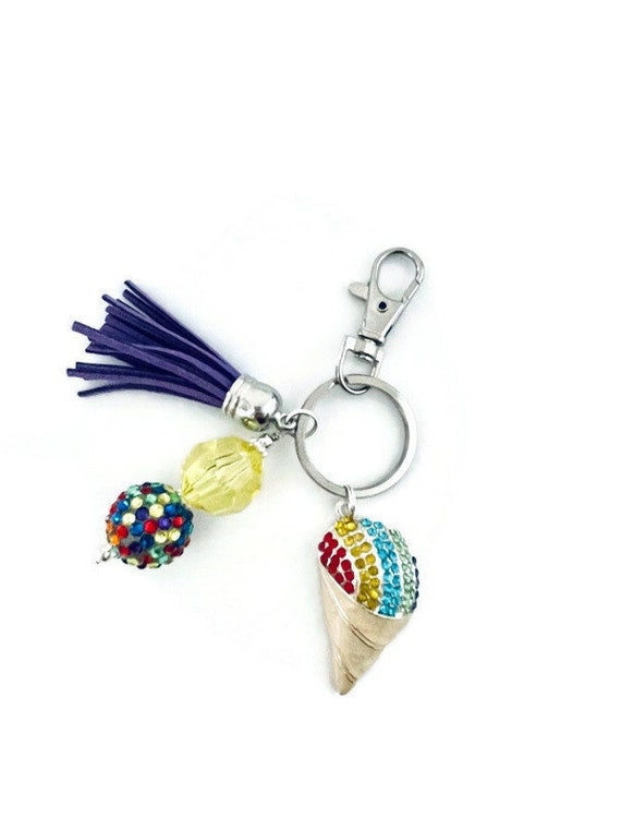 Snow Cone Key Chain Snoball Key Chain Snow Ball Key Chain - Etsy