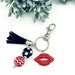 Lips Key Chain Kiss Key Chain Red Make up Artist Key Chain - Etsy