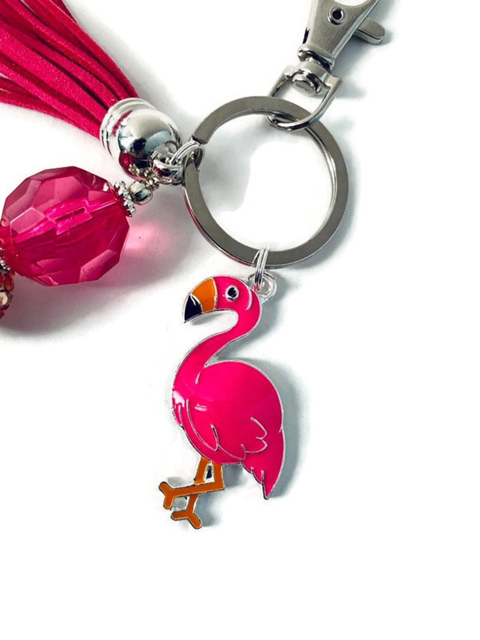 Flamingo Key Chain Flamingo Lover Key Chain Flamingo Gift - Etsy