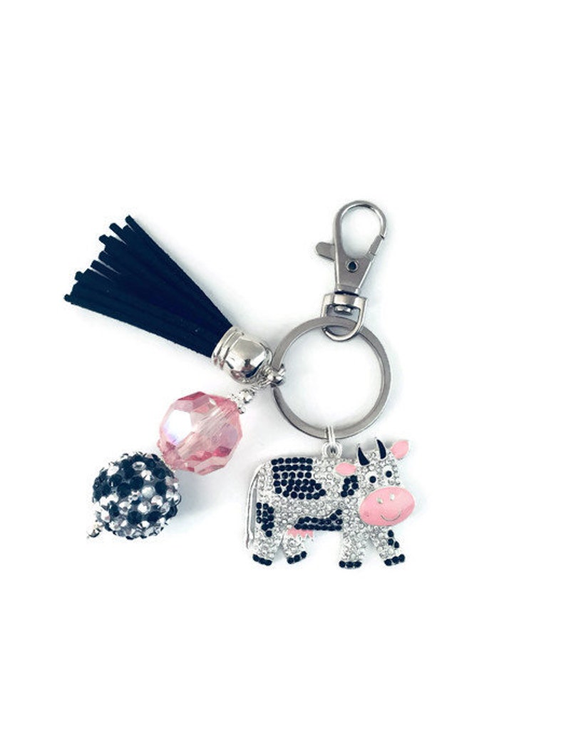 Cow Key Chain Cow Key Ring Cow Gifts Farm Gifts Dairy Farm - Etsy.de