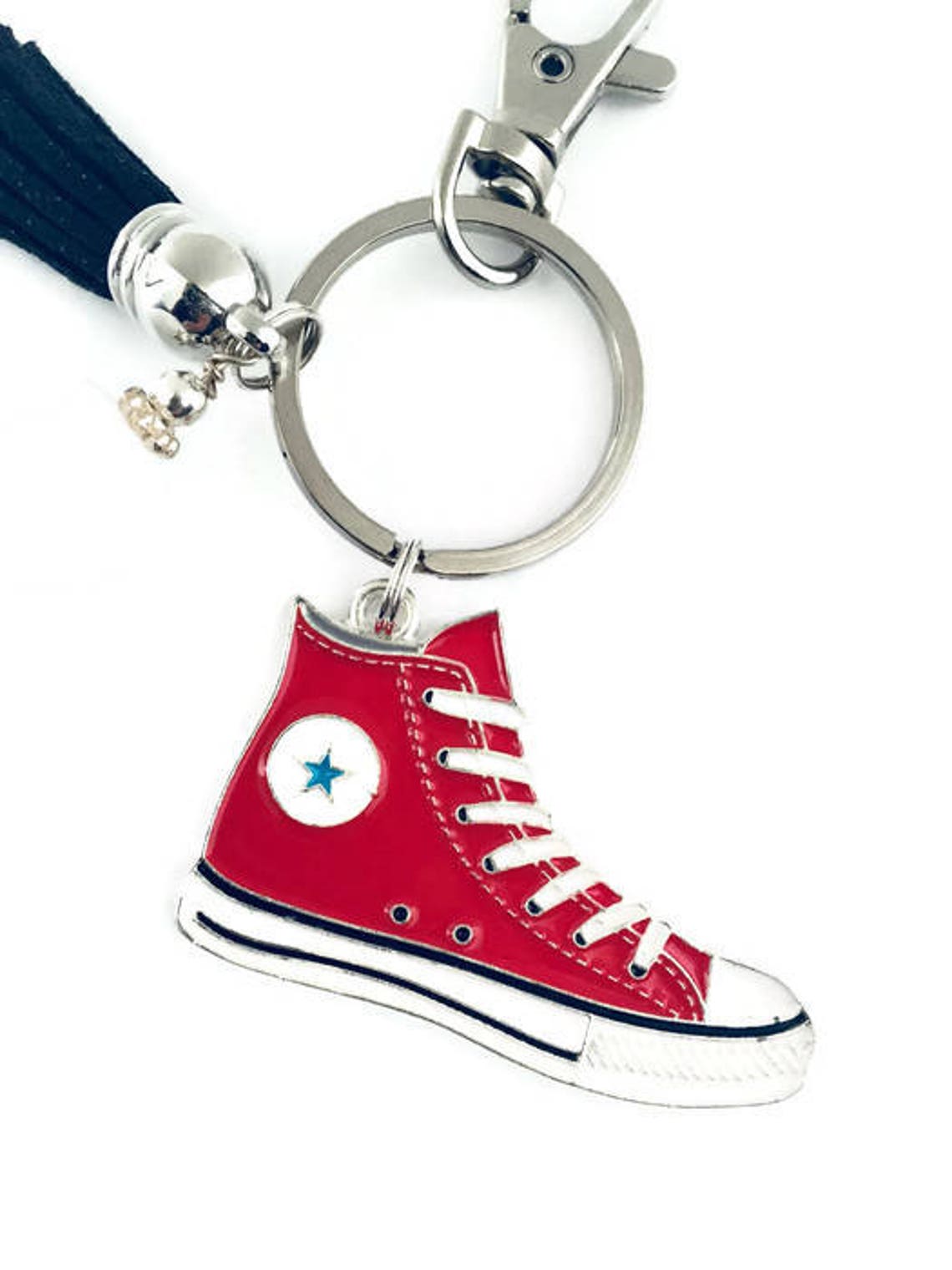 High Top Sneaker Key Chain Sneaker Head Key Chain Retro - Etsy