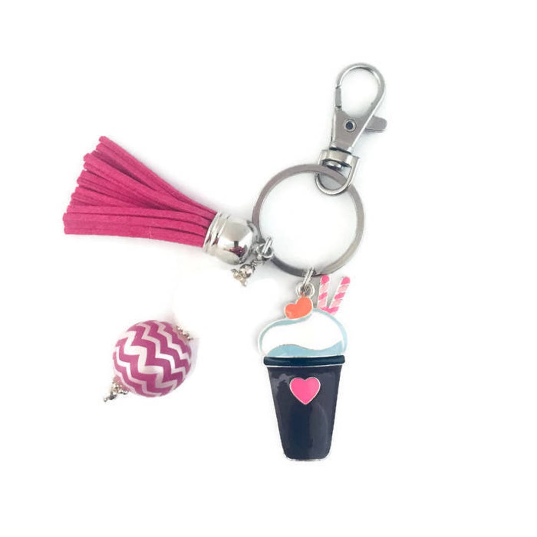 Coffee Lover Key Chain Frappe Lover Key Chain Coffee Key Chain Coffee ...