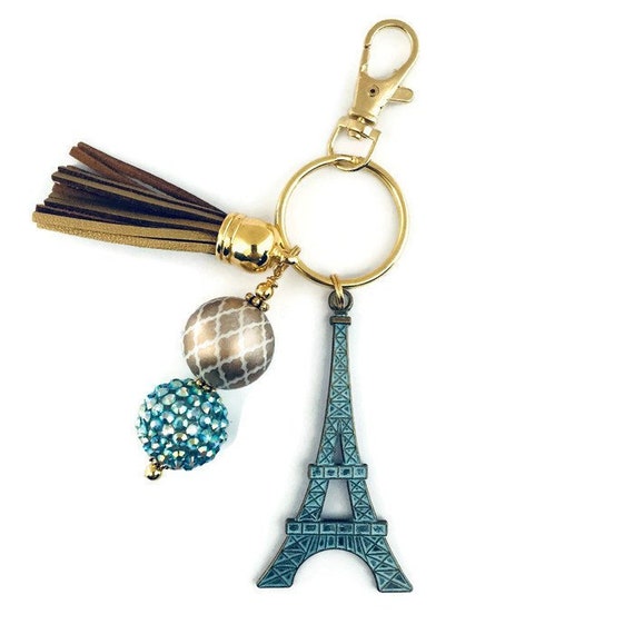 Eiffel Tower Key Chain France Key Chain Paris Key Chain | Etsy