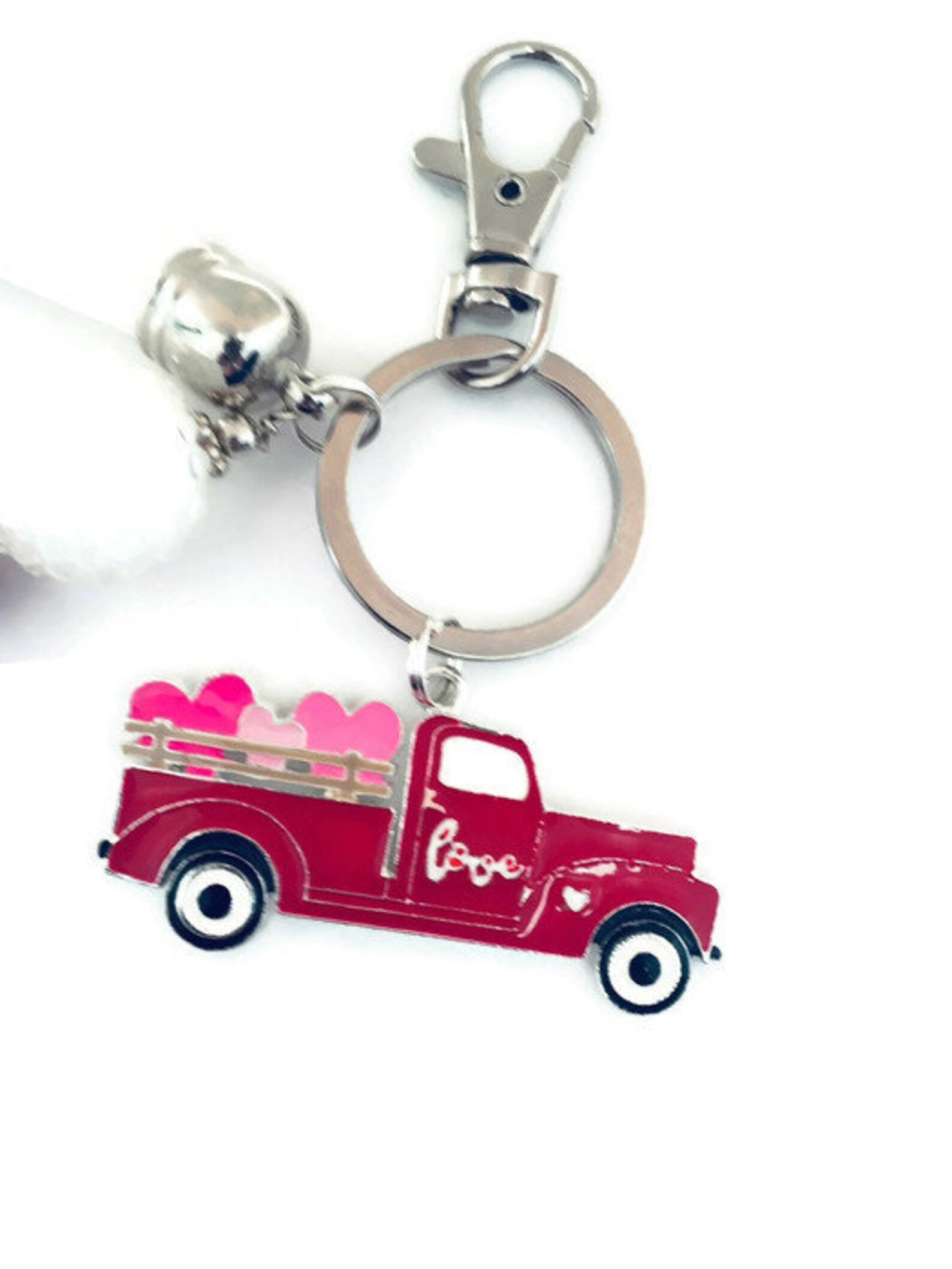 Red Truck Key Chain Vintage Truck Key Chain Retro Truck Key - Etsy