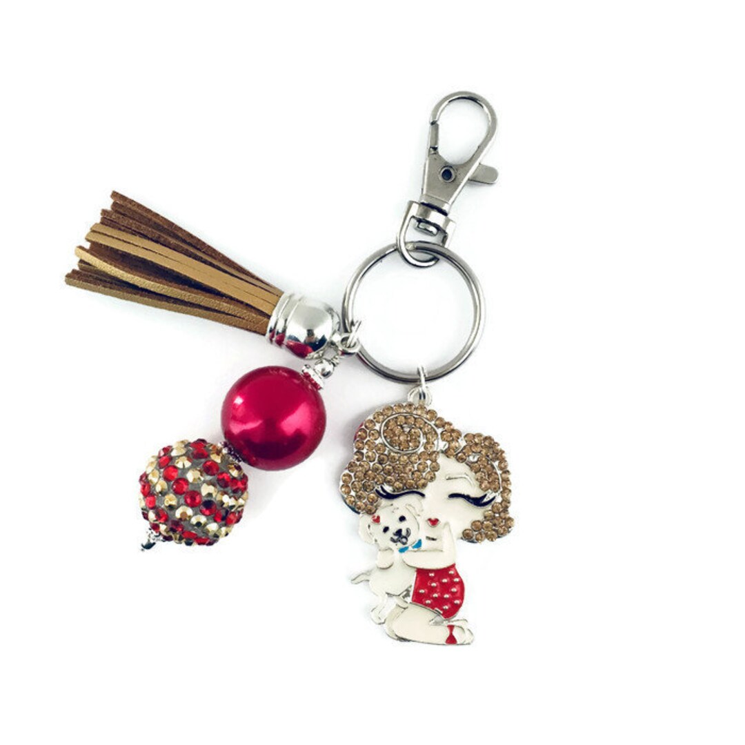 Marilyn Key Chain Glam Girl Key Chain Dog Key Chain Monroe Key Chain ...