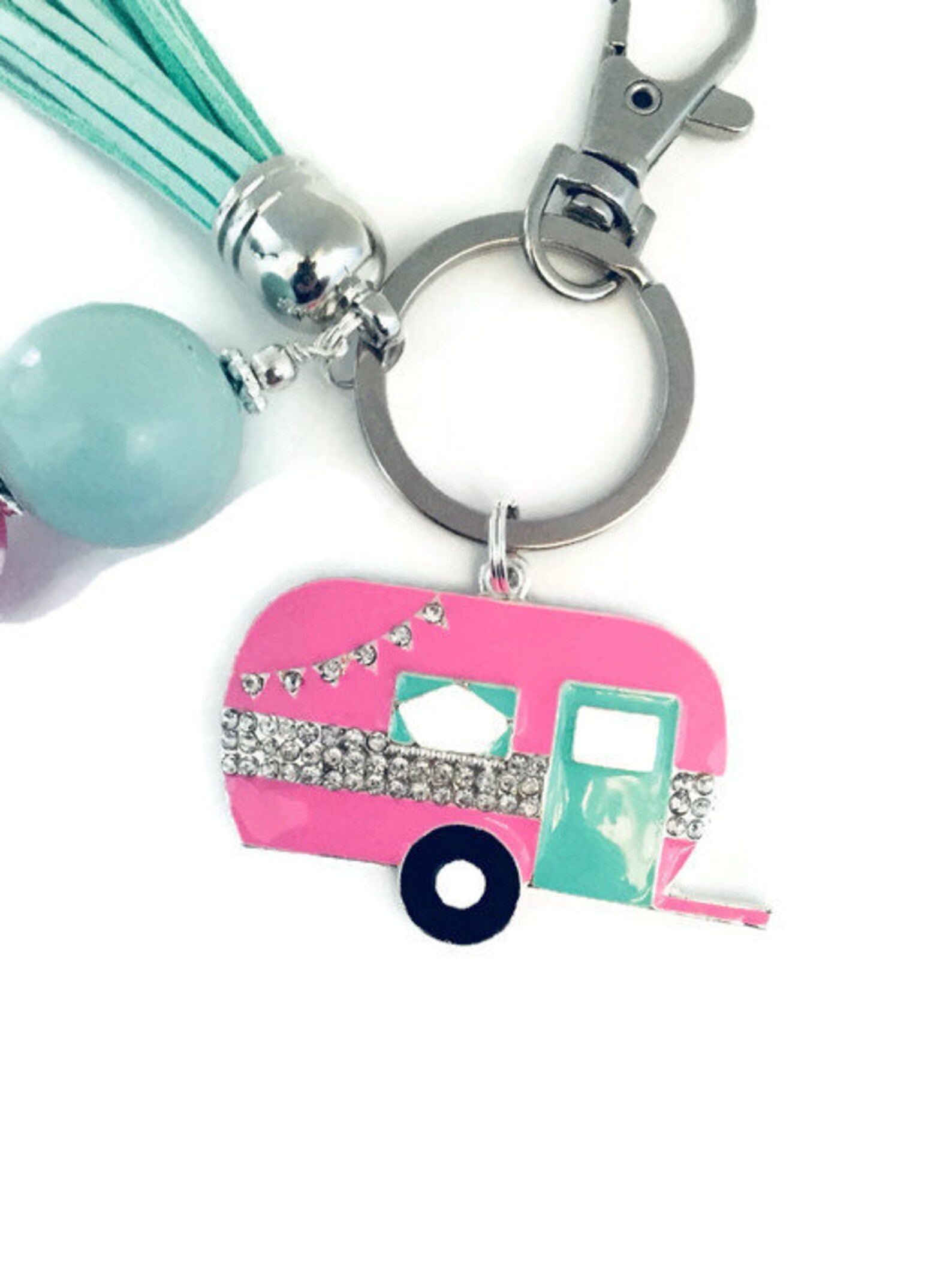 Camper Key Chain Retro Camper Key Chain Camper Camping Key - Etsy