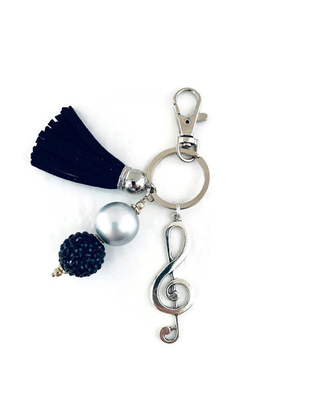 Music Key Chain Music Note Key Chain Music Lover Key Chain Music Gift ...