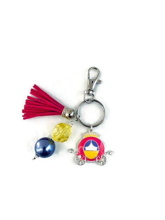 Carriage Key Chain Cinderella Key Chain Princess Key Chain - Etsy
