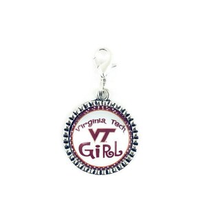 Virginia Tech Planner Charm Virginia Tech Calendar Charm Hokies Planner ...