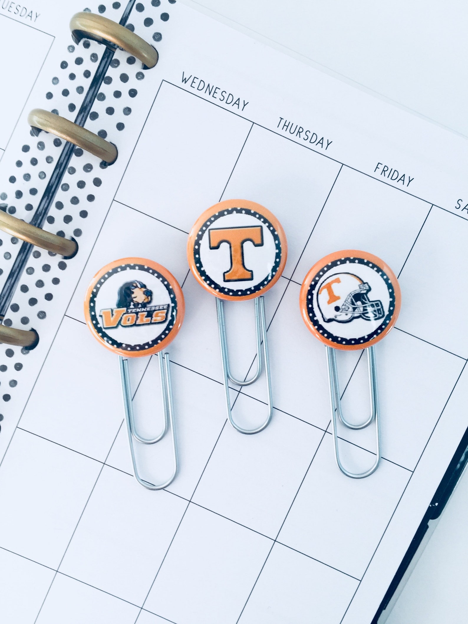 University of Tennessee Planner Clip Tennessee Planner Clip | Etsy