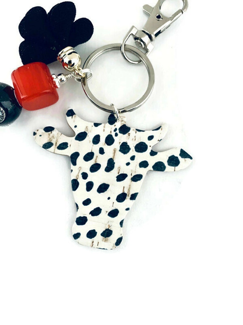 Cow Key Chain Cow Head Key Chain Steer Key Chain Cattle Key | Etsy