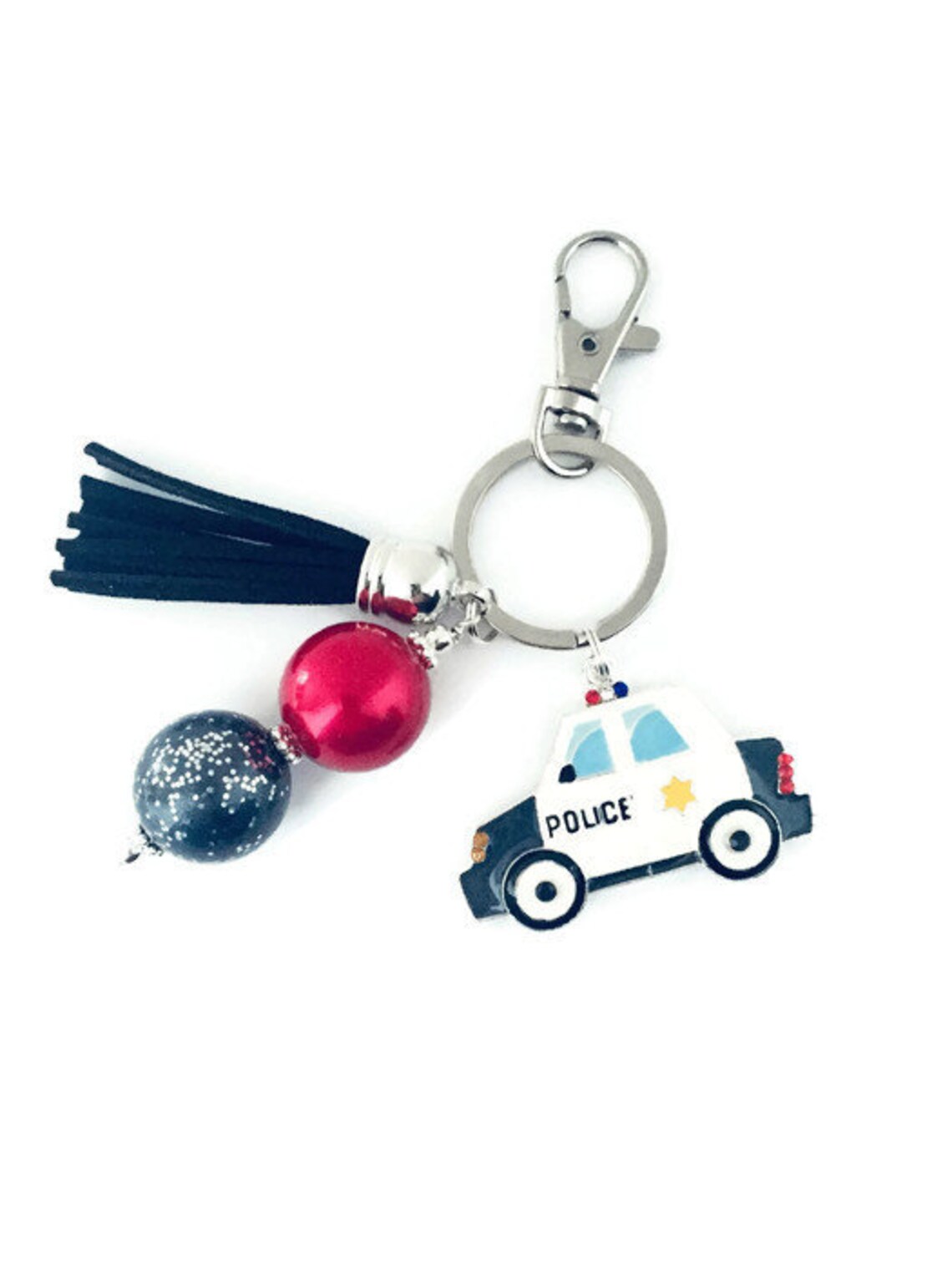 Police Car Key Chain First Responder Key Chain Police | Etsy