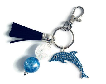 Dolphin Key Chain | Etsy