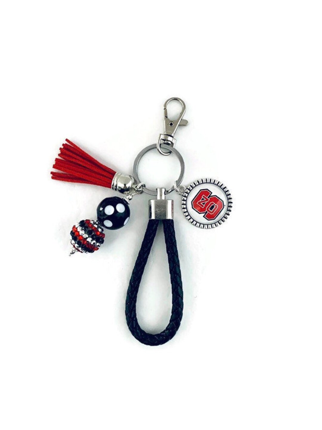 North Carolina State University Key Chain NCSU Key Chain NCSU Wristlet ...