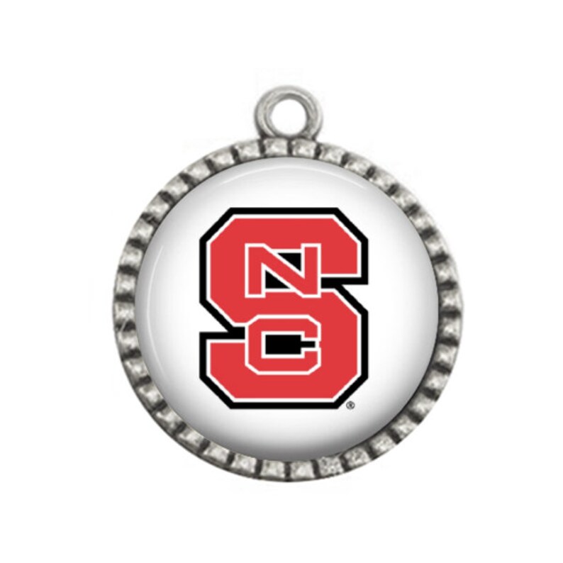 North Carolina State University Key Chain NCSU Key Chain | Etsy