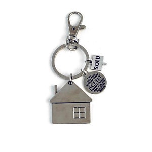 Real Estate Agent Key Chain Agent Key Chain Real Estate Agent Gift ...